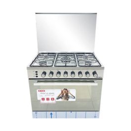 بوتجاز فريش 5شعله 60*90سم جامبو بلس مروحة ستانلس 2مفتاح كود21935